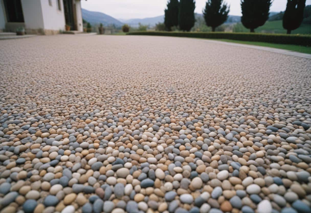 Pebbles floor, Permeable outdoor flooring | Resin Pro