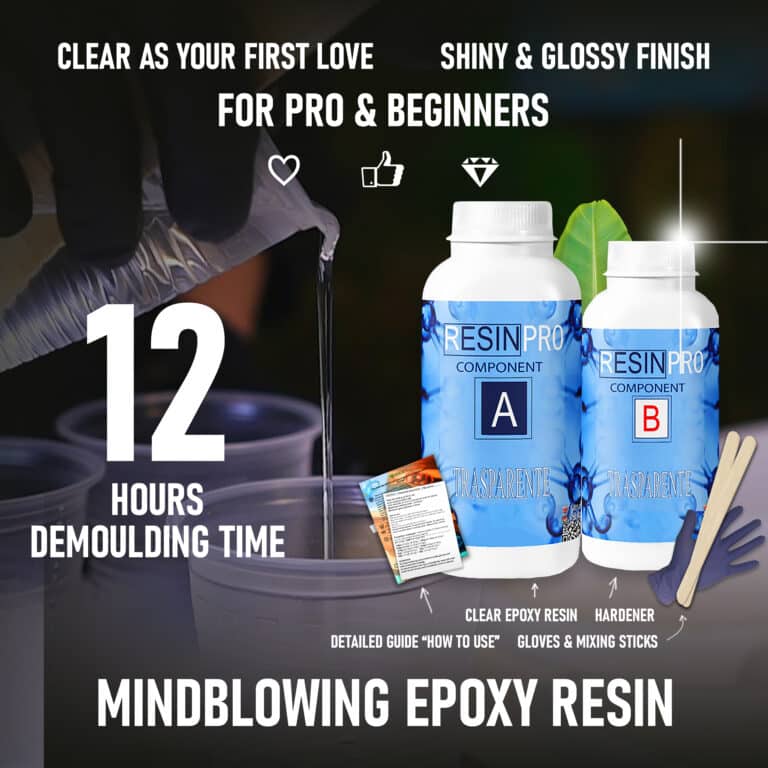 Clear epoxy resin - Transparent epoxy resin | "TRASPARENTE"