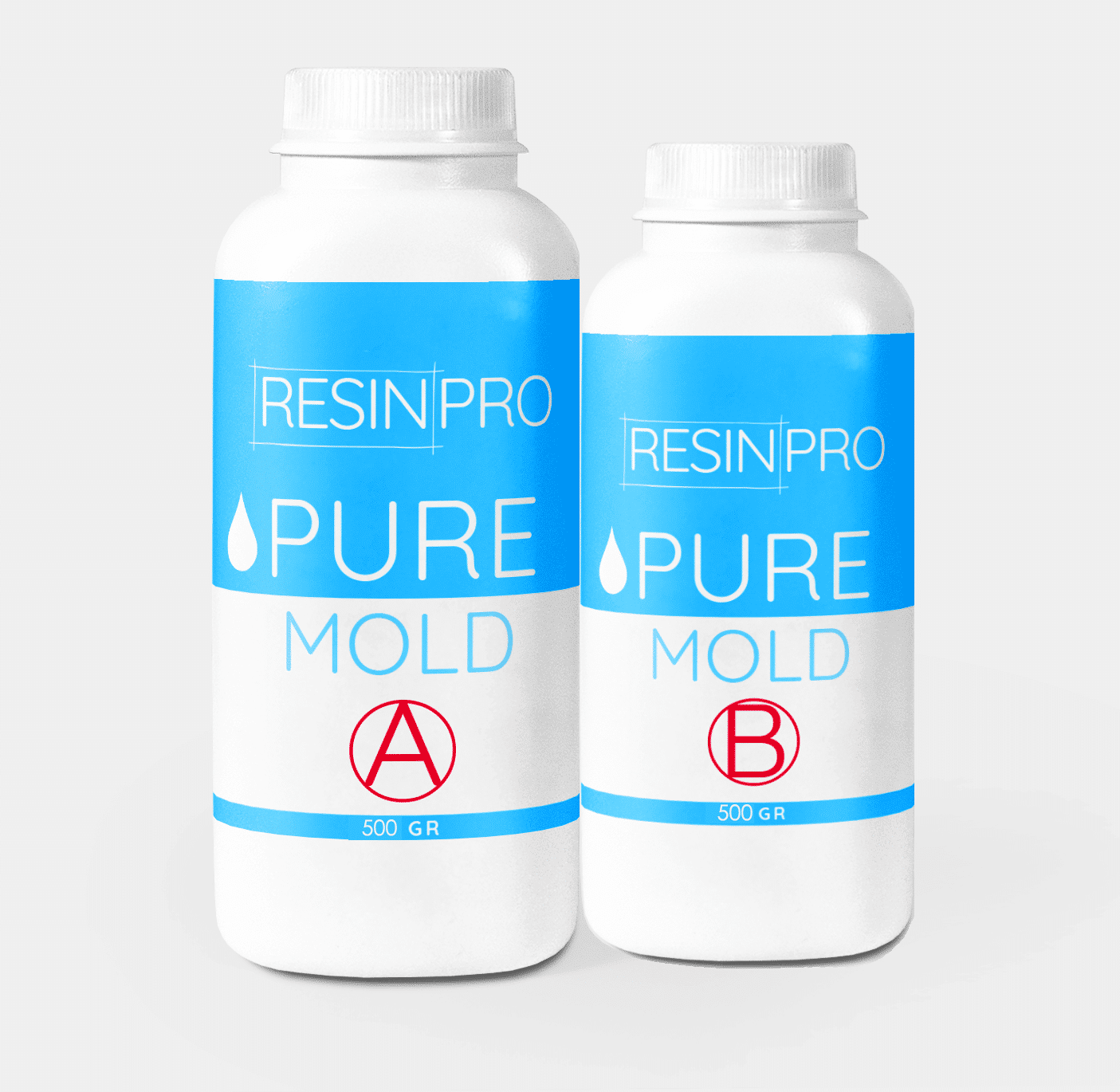 "Pure Mold": TRANSLUCENT LIQUID SILICONE RUBBER 500-1000 GR - ResinPro ...