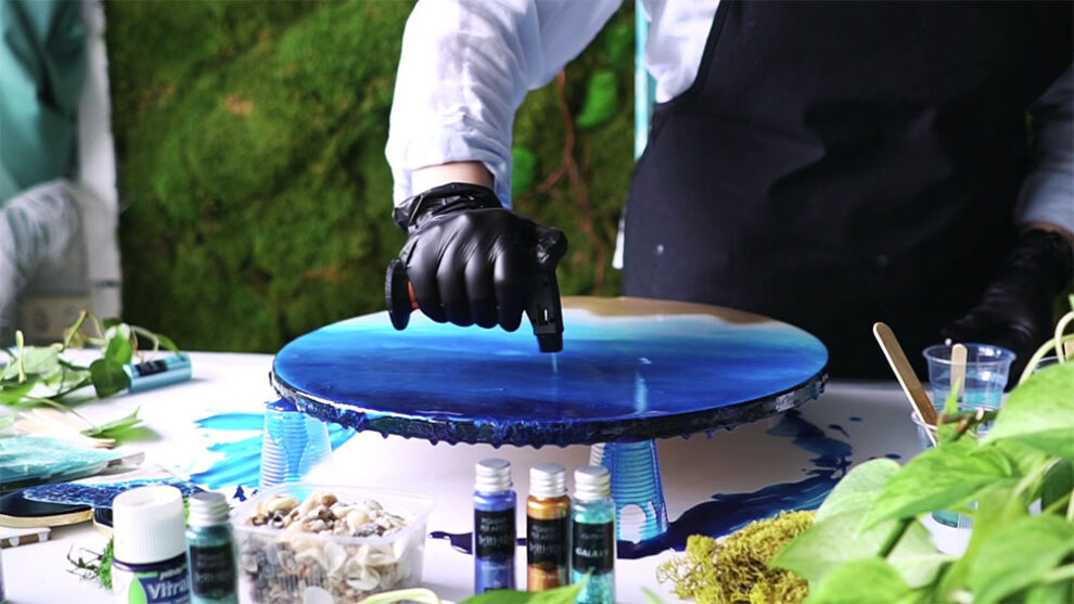 How to create the perfect epoxy resin Ocean Art with Art Pro Deluxe and ...