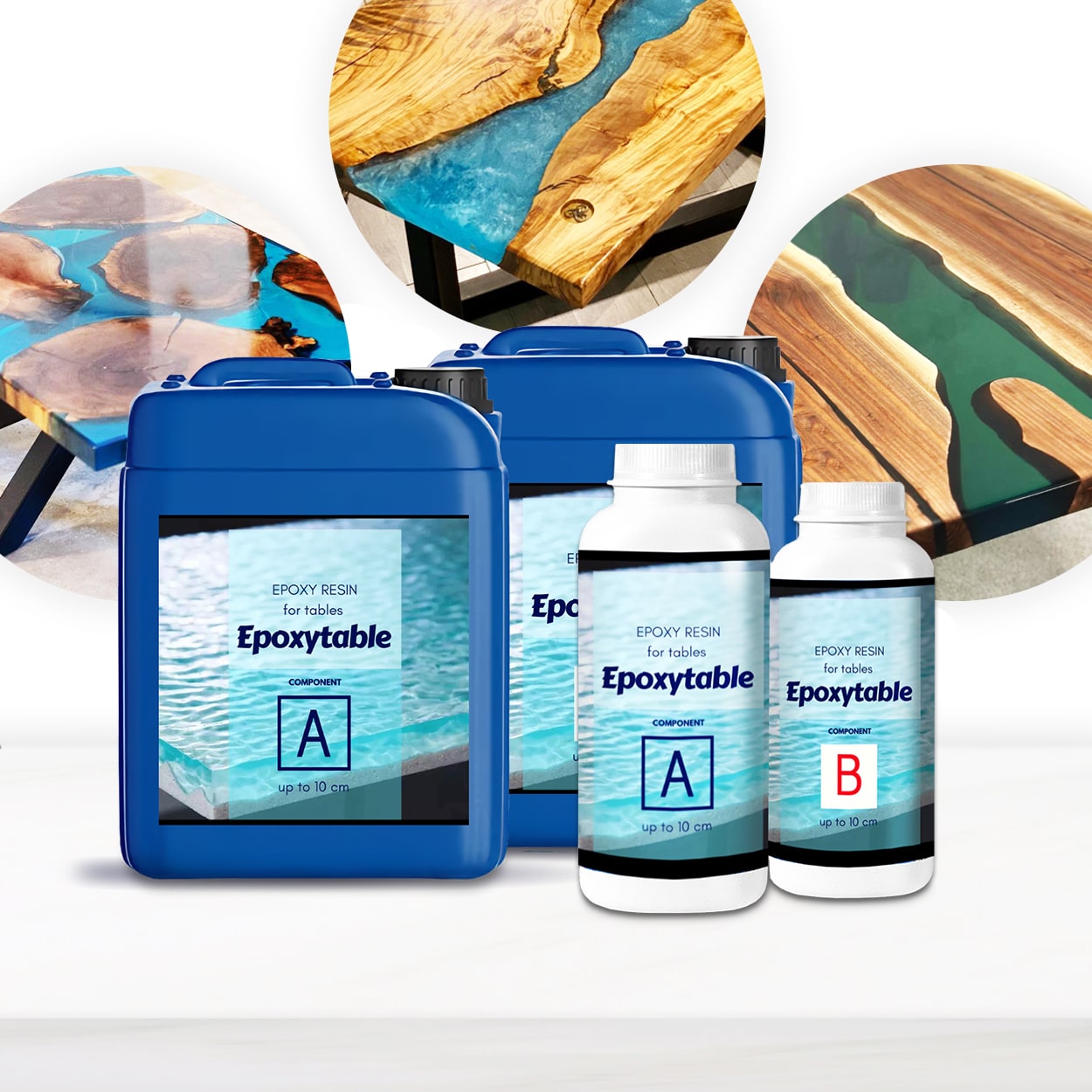 Epoxy resin for large projects, Epoxy resin for arts and crafts